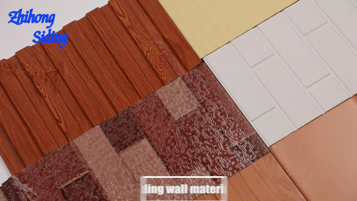 16mm PU Foam Exterior Cladding Panels / Thermal Insulation Wall Board ...