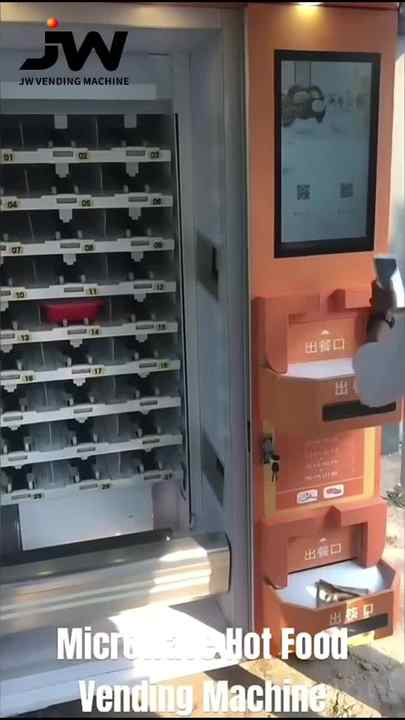 Automatic Fast Food Breakfast Meal Lunch Box Vending Machine Hot Food ...
