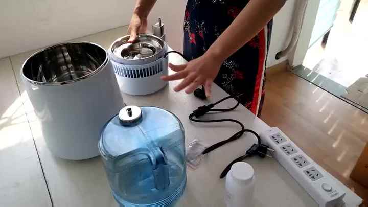 Dental Laboratory Stainless Steel 4L Water Distiller Machine Electric ...