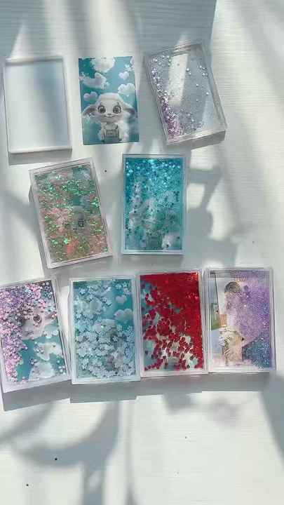 Oem Accept Custom Transparent Acrylic Quicksand Mini Photo Frame ...