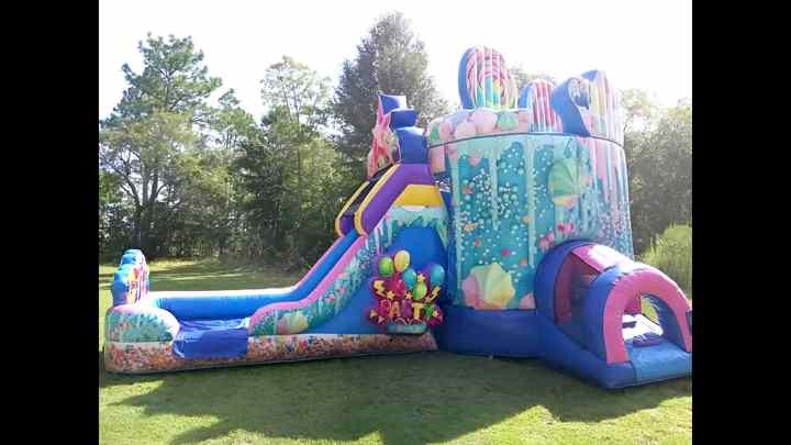 Top Selling Rollercoaster Castle Slide Combo Bounce House Bouncy ...