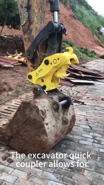 Excavator Quick Hitch Hydraulic Coupling System Fast Change Attachment ...