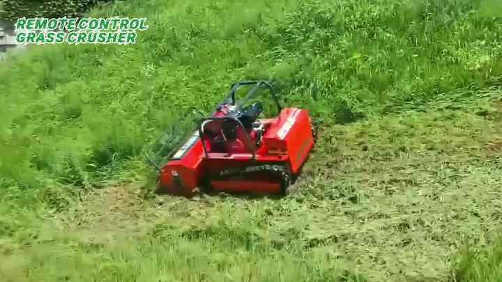 Wireless Remote Control 1200mm Self-Propelled Lawn Mower Robot DIY ...