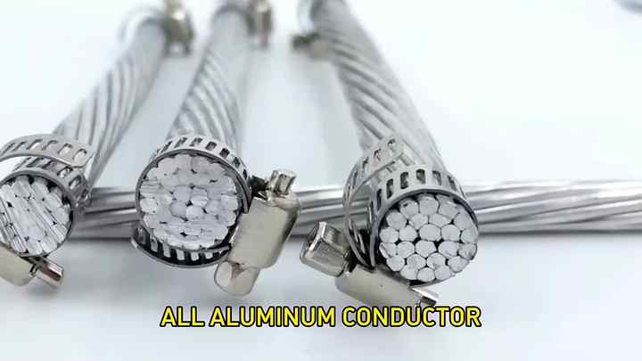ACSR Cable Steel Reinforced Aluminium Conductor Wire 50mm Bare Copper ...