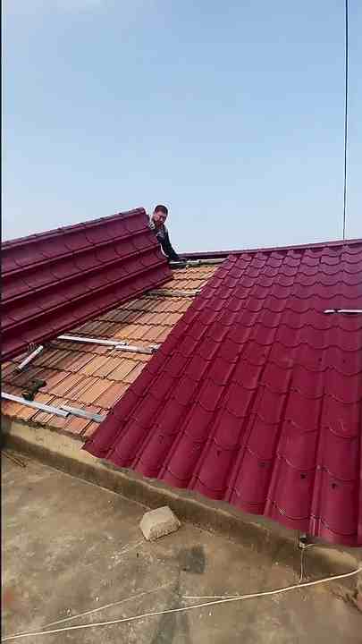 ASTM DIN Zinc Roof Panels Color Coated Iron Galvanized Steel PPGI ...