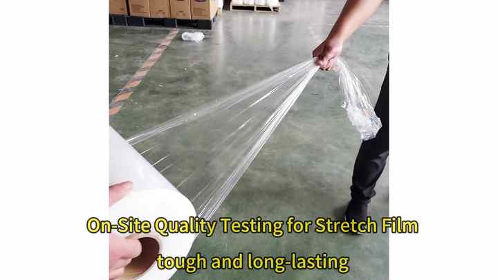 Stretch Film Linear Low-Density Polyethylene 500mm Stretch Film Tear ...