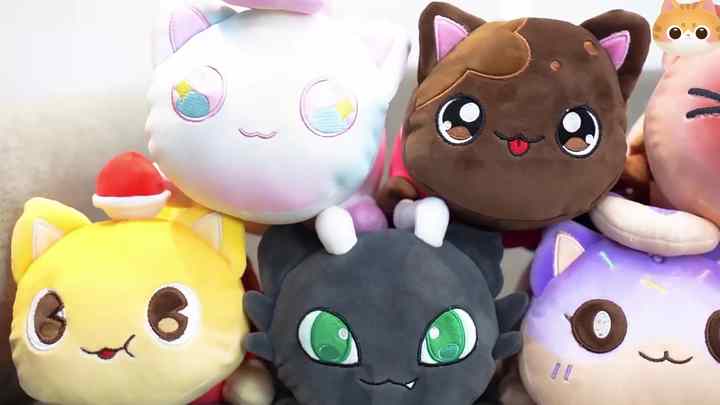 Aphmau MeeMeow Cat Plush - Aphmau Aaron Alien Metal Robots - Alien Cat ...