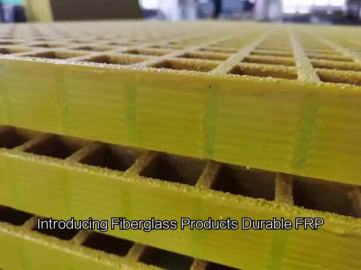 ASTM E84 Class 1 FRP Grating for Walkways - Custom Cutting
