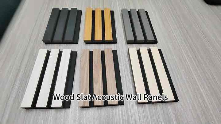 Akupanel Wood Slat Acoustic Panel Soundproof Wall Decor for Bedroom ...