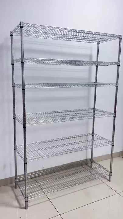 Wholesale 6-Tier Wire Shelving Rack Industrial Organization Rack for ...