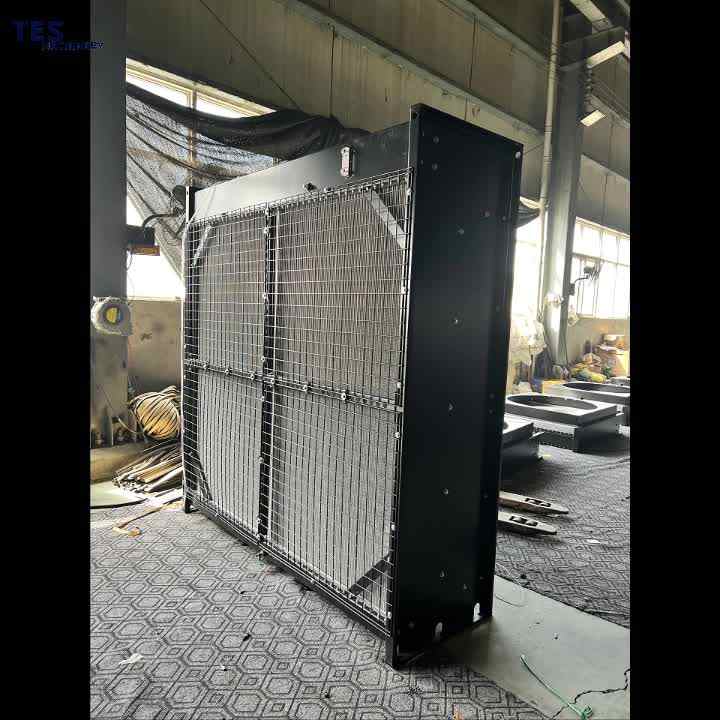 Diesel Engine Generator Set Radiator Core Copper/aluminum Fin Heat ...