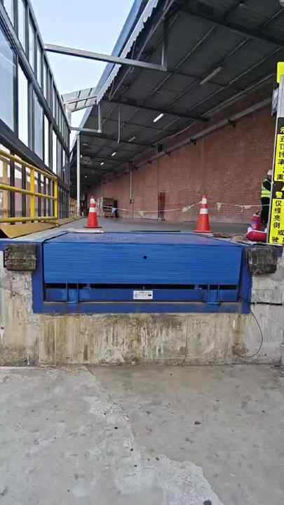 Hydraulic Dock Leveler 10 Ton Fixed Pit Industrial Hydraulic Platform ...