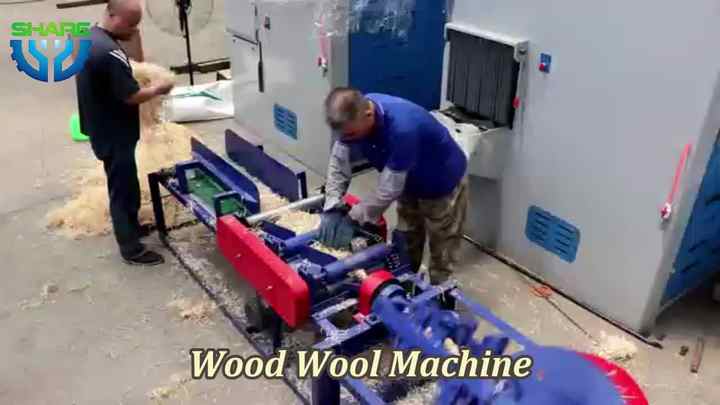 Wood Wool Rope Firelighter Machine for the Production of Rope Wood Wool ...