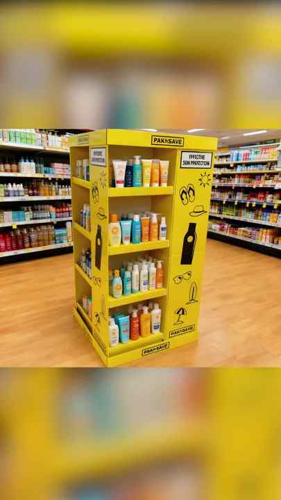 Custom Recyclable Supermarket Retail Cardboard Pallet Display Racks ...