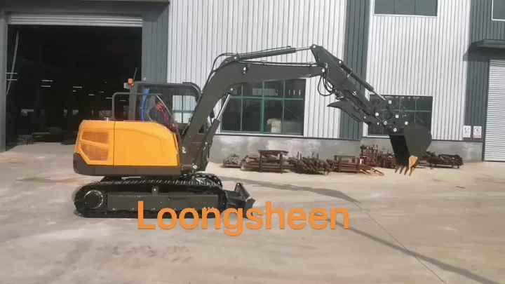 6 Ton Crawler Large Digger Construction Equipment EPA Best Sale 6000kg ...