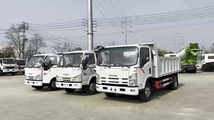 IZUSU 120hp 3 Ton Mini Tipper Truck for Urban Muck Transport