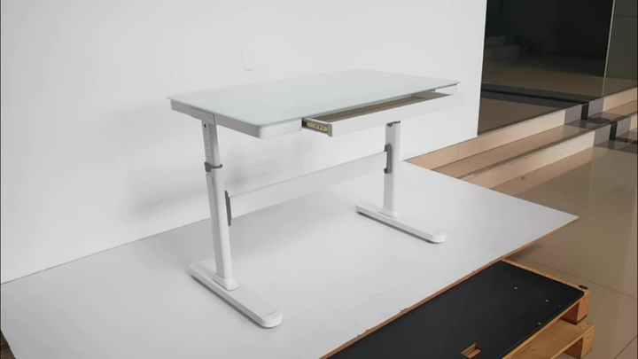 Multi-functional Home Furniture Office Desk Stand Desk Hand Lift Table ...