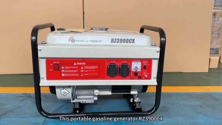 Raise Small Size Portable Gasoline Generators Electricity Generator For ...