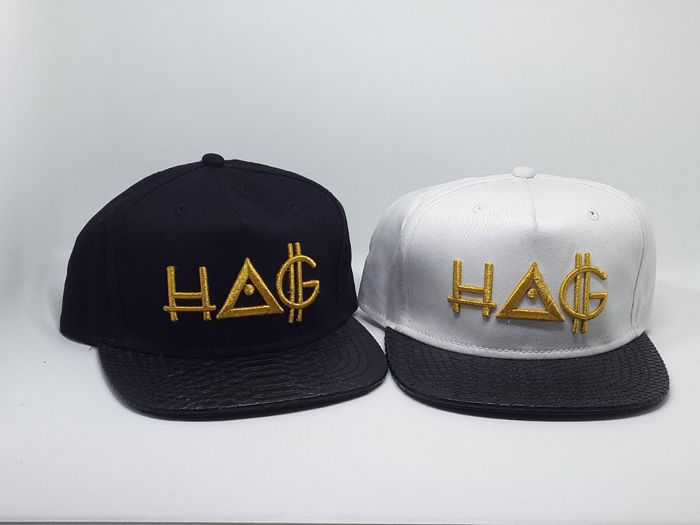 metal thread embroidery snake skin brim snapback cap snapback hat ...