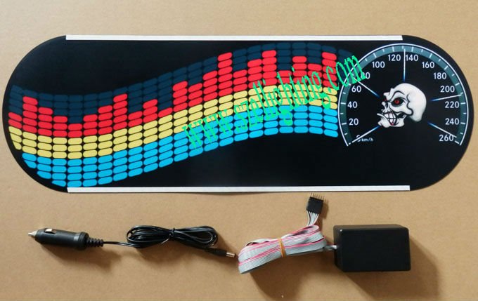 114*30cm equalizer el car sticker, flash blue Products from Shenzhen ...