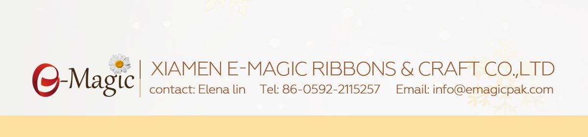 Xiamen E-Magic Ribbons And Craft Co., Ltd. - Ribbons, printed ribbon