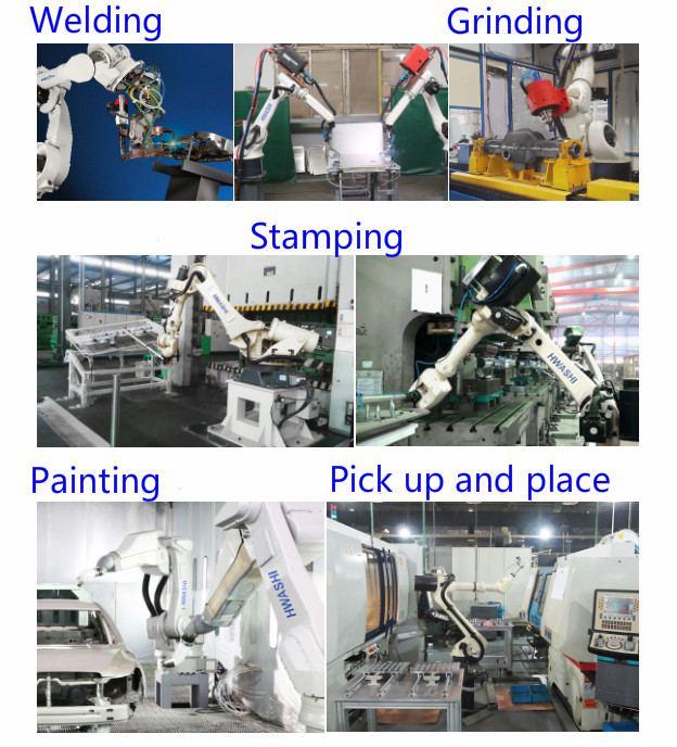 Hwashi industrial 6 axis mig/tig welding robot machine