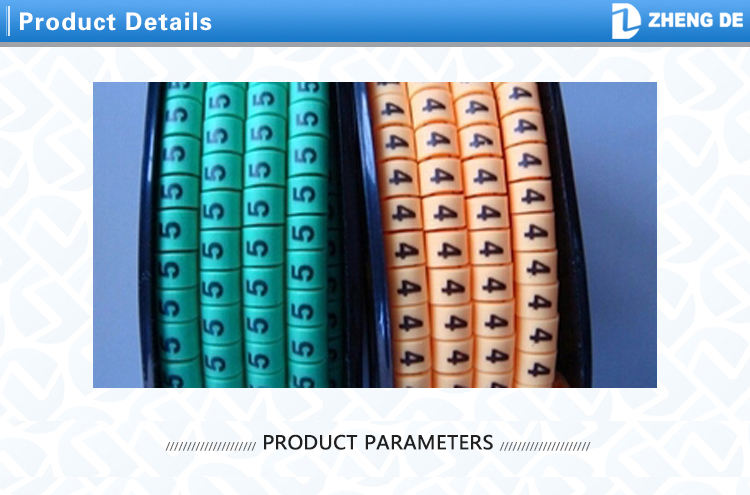 Flat PVC cable marker made of plastic, Cable marker tube Products from ...