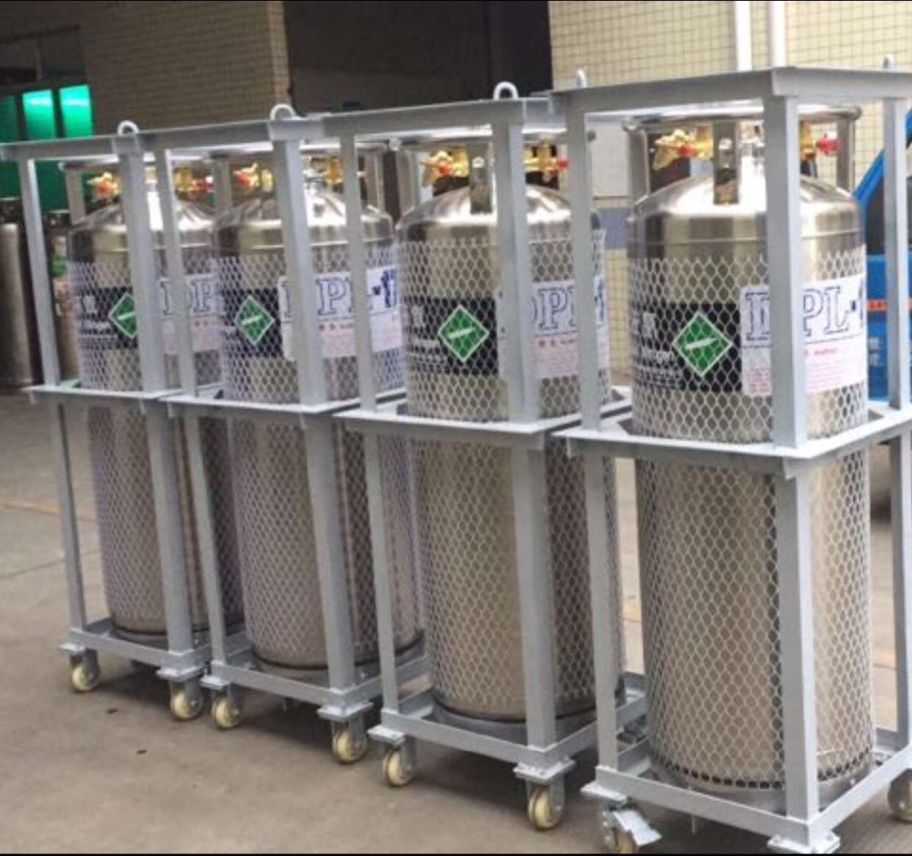 175L 2.0MPa Nitrogen Vgl Gas Bottle Dewar Tank Cryogenic Gas Cylinder Dewar For Lox Lin Lar Lco2 ...