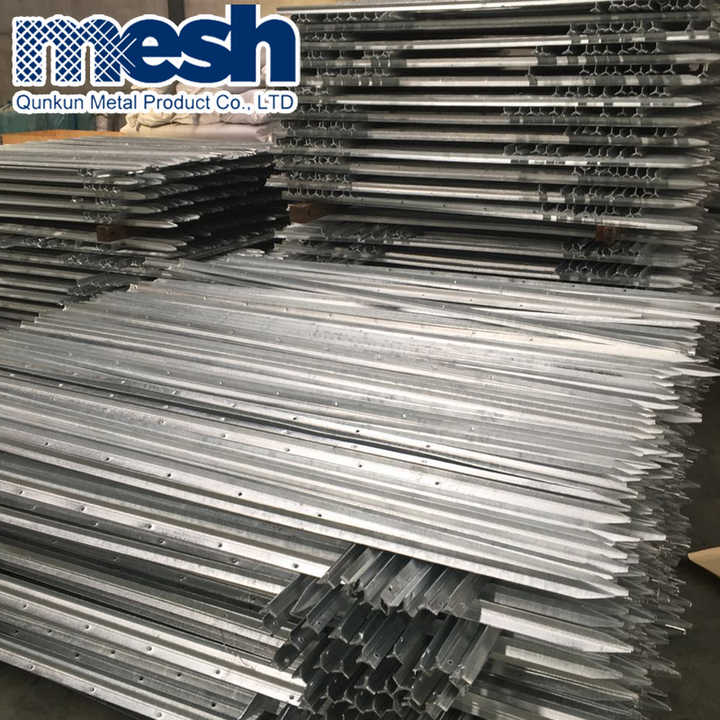 Aluminium 4x4 Galvanized Square Metal Fence Posts for Gardens and Farms ...