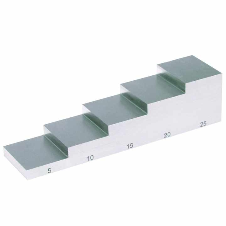 OEM 5 Step Steel Pipe Test Calibration Blocks in Mm/inch