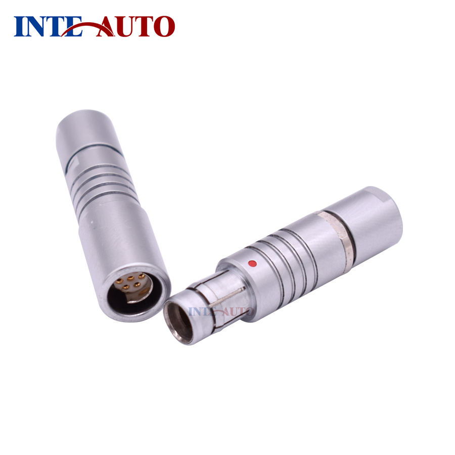 Circular Connector Straight Plug 5 Pin Male Connector Receptacle ...
