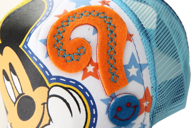 Children Cartoon Print Cap Children Baseball 6 Panel High Quality Mesh ...