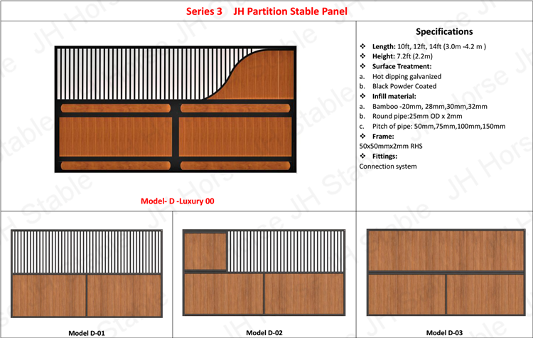 Used Classic Wooden Galvanized Horse Stall For Horse Shed Shelter