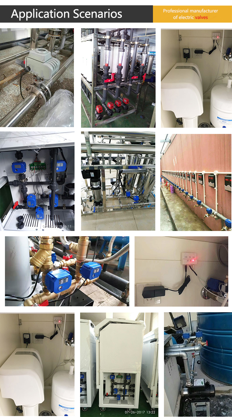 motorized valve CWX-15N stainless steel brass BSP NPT flow control ...