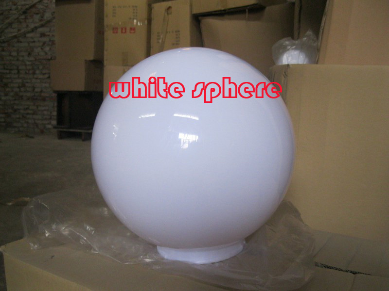 ALANDS Opal white color PMMA spheres 200mm 300mm Acrylic globes for ...