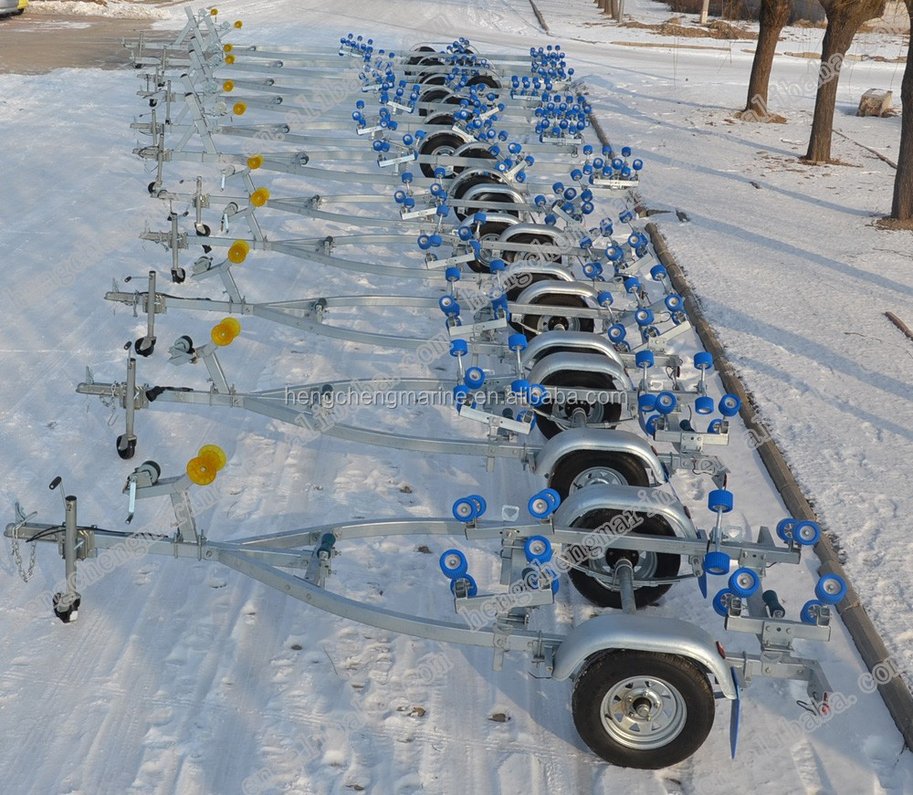 Trailer, Boat trailer, Folding boat trailer with standard accessories ...
