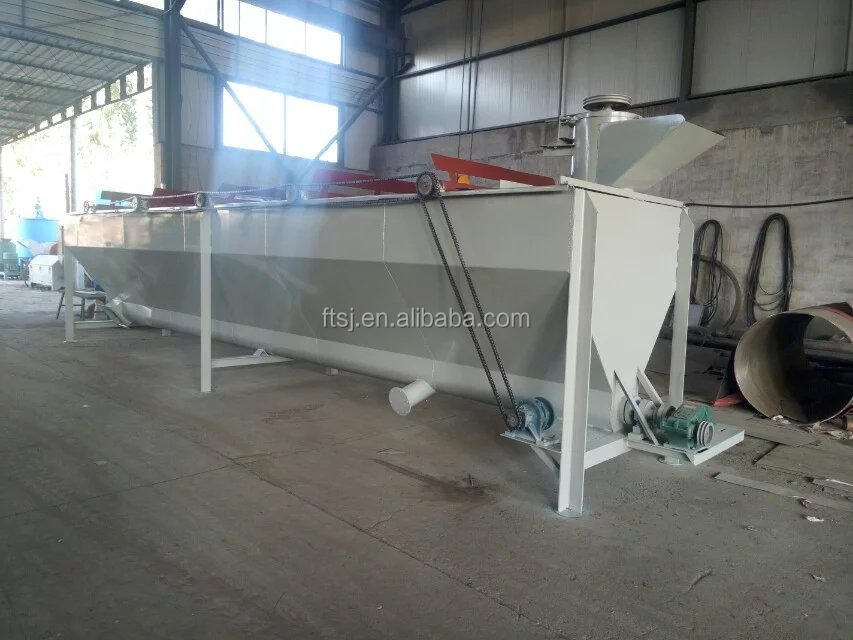 PP PE/PET Flake Washing Machine Floating Tank Floating Washing Machine ...