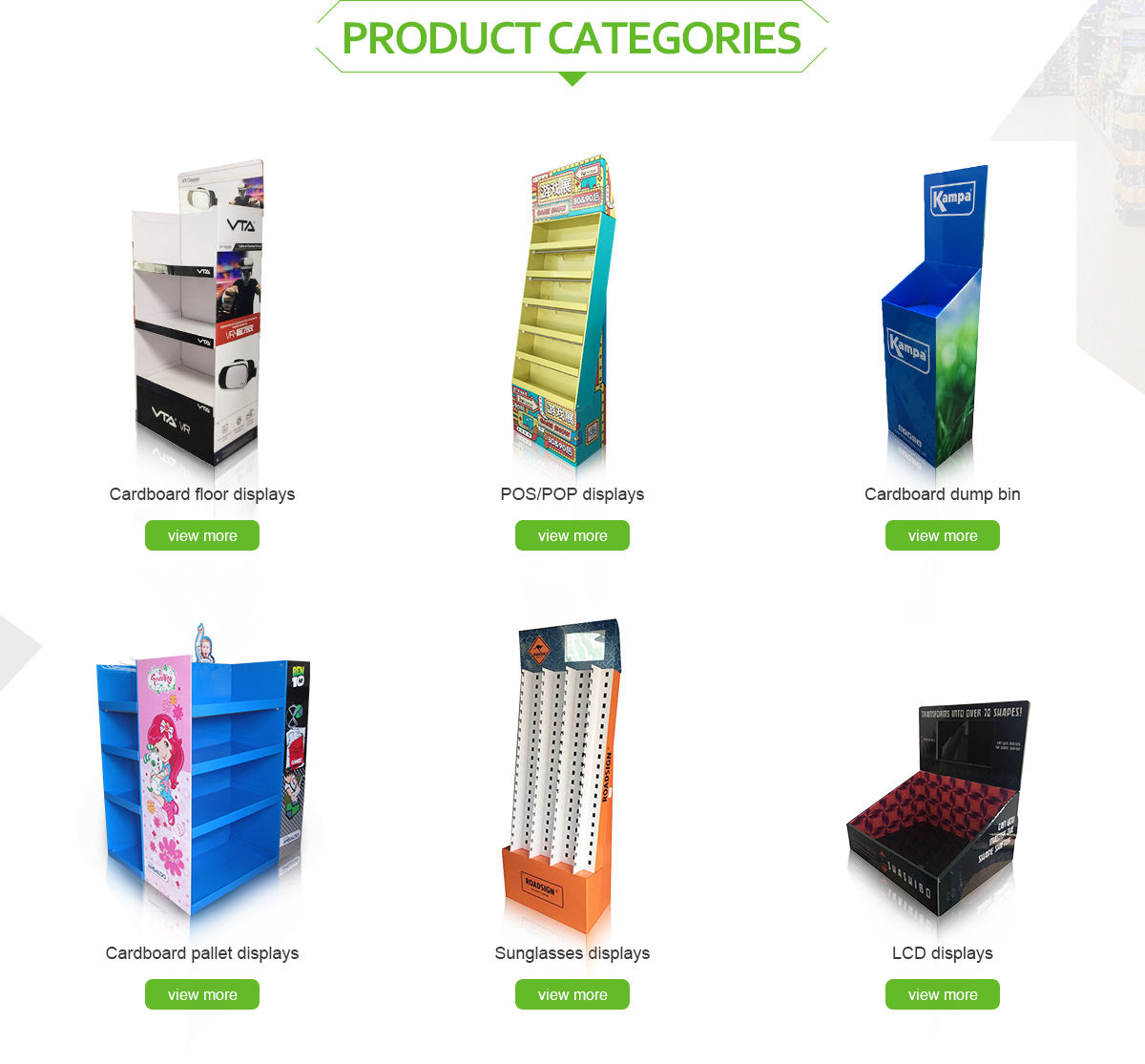 Shenzhen Pop Displays Co., Limited - Cardboard Displays, Mixed Material ...