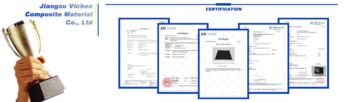 Jiangsu Vichen Composite Material Co., Ltd. - PTFE Fabric, PTFE Tapes