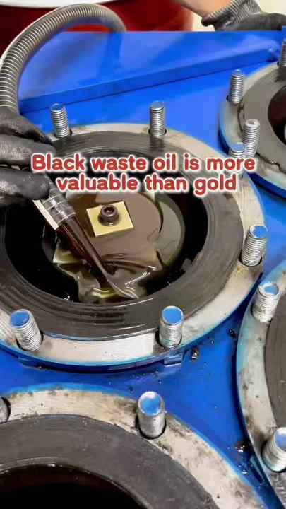 Used Black Diesel Purifier Oil Filter Recycling Machine Engine Waste ...