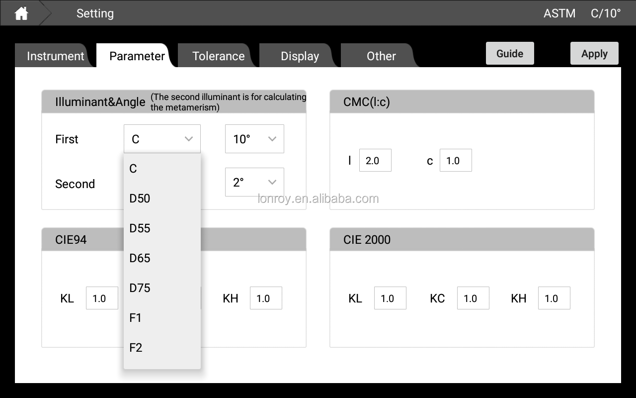 Clarity and Haze Meter CS-720 - Precision Light Transmittance