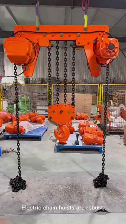 High Quality New Electric Chain Hoist Motorized Trolley 2 Ton Remote ...