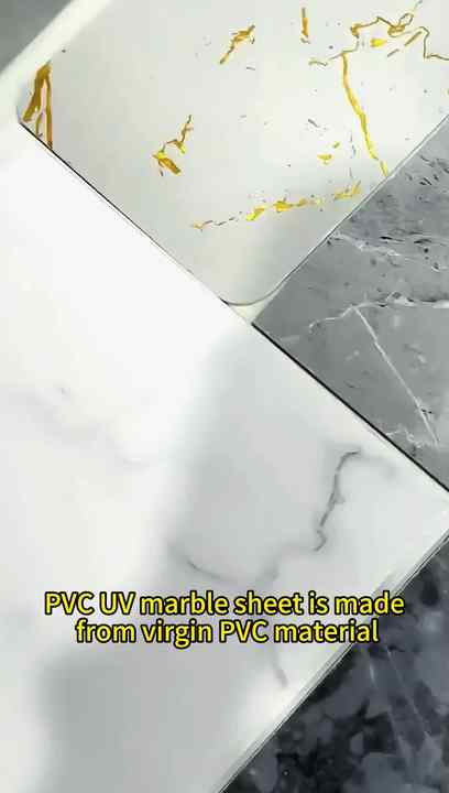 Gilded UV PVC Marble Sheet Gold Texture Gorgeous Design UV Marble ...