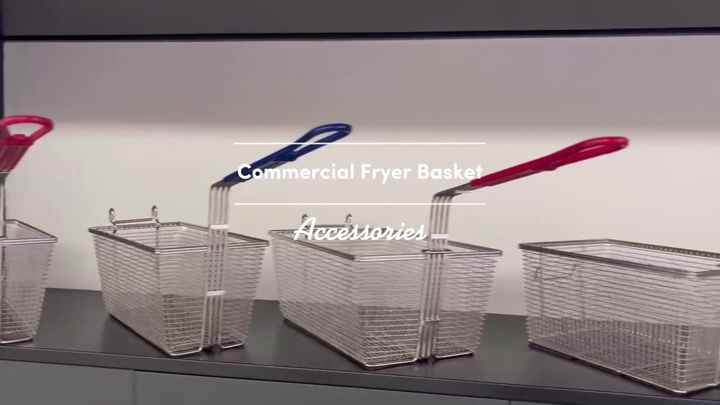 Commercial Restaurant Chip Frying Strainer Basket Stainless Steel Fries ...