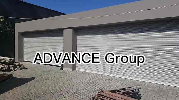 Anti-theft Garage Vertical Rolling Steel Roller Shutter Door