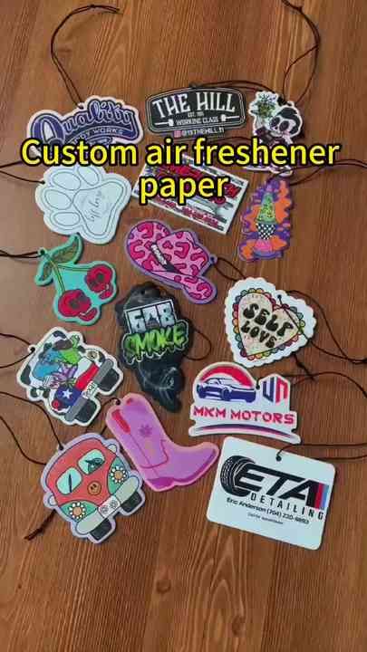 Custom Air Fresher Car Super Strong Long Lasting Scent Wholesale Scent ...