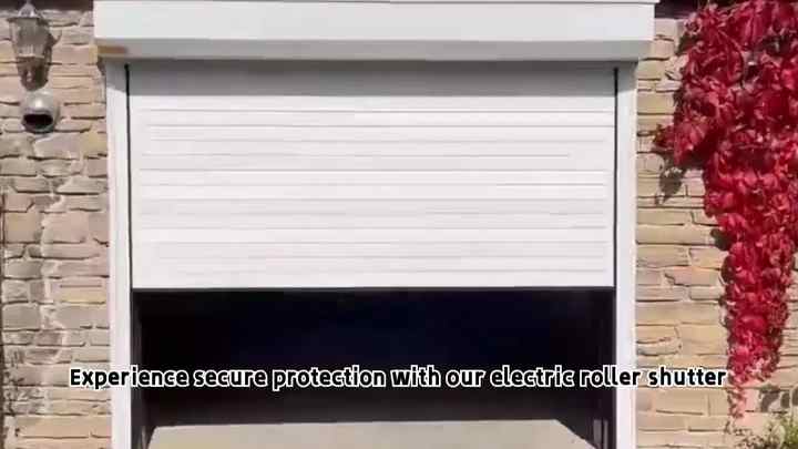 White Electric Roller Shutter Hurricane Safety Electric Roller Shutter ...
