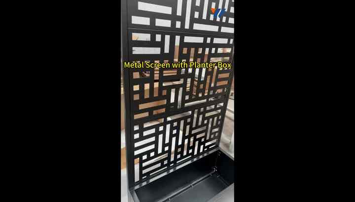 Metal Garden Screens - Movable Matrix Decorative Dividers