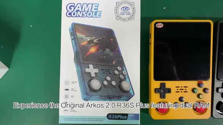 J R36S Plus Retro Handheld Game Console WiFi 64GB IPS Screen Portable ...
