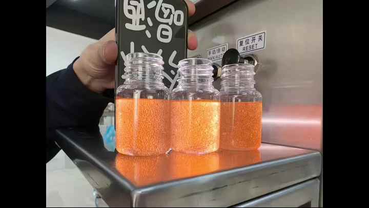 Semi-automatic Pneumatic Cream Bead Filling Machine for Plastic/Glass ...
